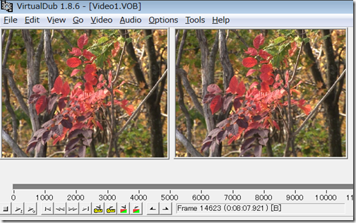 パソコンあれこれ: VirtualDub PortableでDVDのVOBファイルを読み込みには